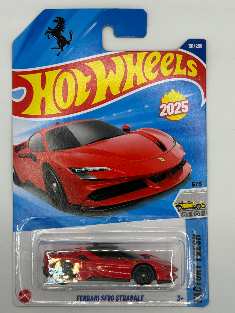 Ferrari SF90 Stradale Hot Wheels 2025 J Case Mainline 191/250 ...