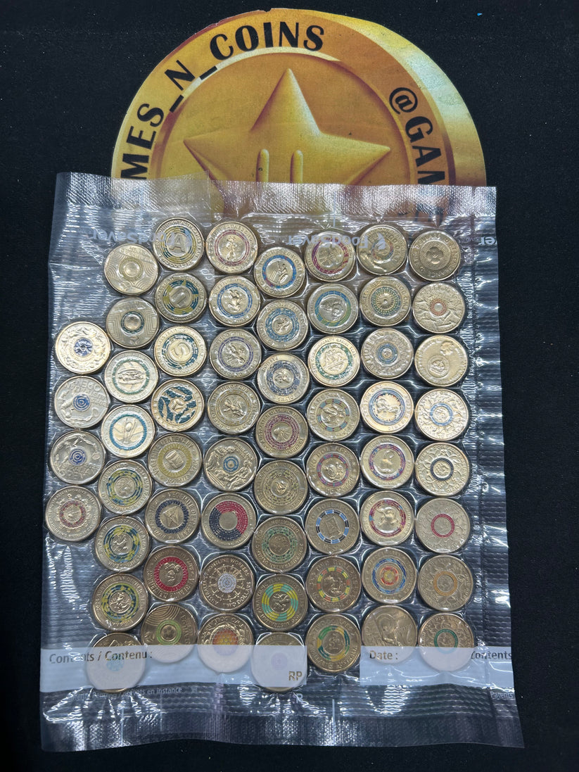 Bundle 2 - 60 Circulated Coins – Gamesncoins - Andrew M