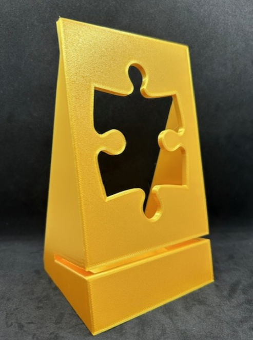 Puzzle Box Lid Holder Stand Jigsaw (large size)- Pick your own colour ...